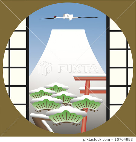Winter in Japan - Stock Illustration [10704998] - PIXTA