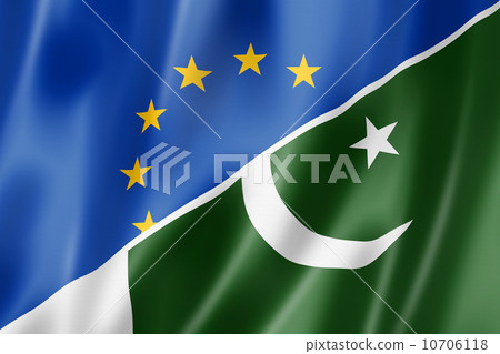 Europe and Pakistan flag - Stock Illustration [10706118] - PIXTA