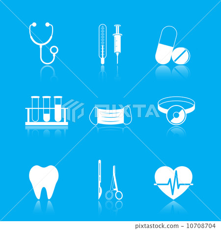 Health care tools icons set - Stock Illustration [10708704] - PIXTA
