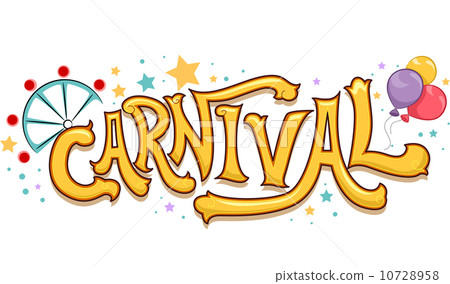 Carnival Text - Stock Illustration [10728958] - PIXTA