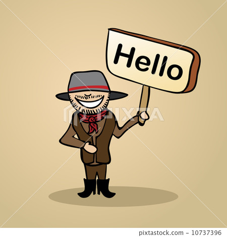 Hello from australia people illustration-插圖素材 [10737396] - PIXTA圖庫