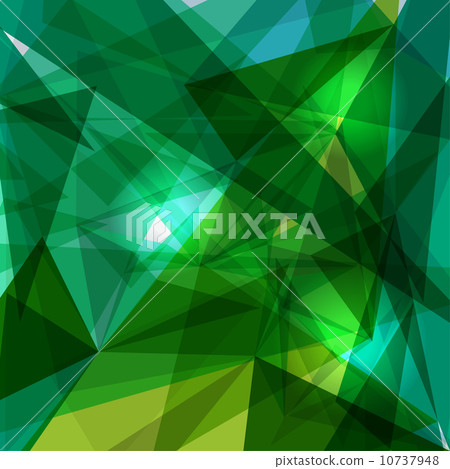 Blue and green geometric transparency. - Stock Illustration [10737948 ...