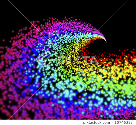 Rainbow particles - Stock Illustration [10746352] - PIXTA