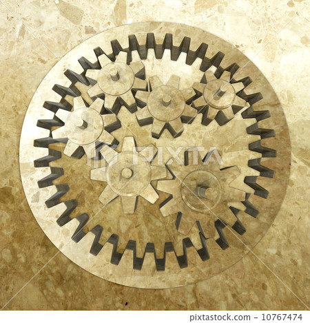 Marble gear / gear - Stock Illustration [10767474] - PIXTA
