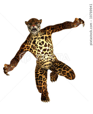 Leopard Man - Stock Illustration [10789941] - PIXTA
