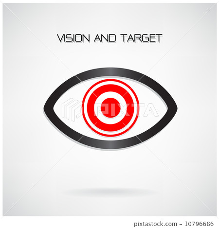 Vision and target concept ,eye symbol,business... - Stock Illustration ...