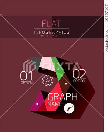Vector flat design infographics concept - Stock Illustration [10807107 ...