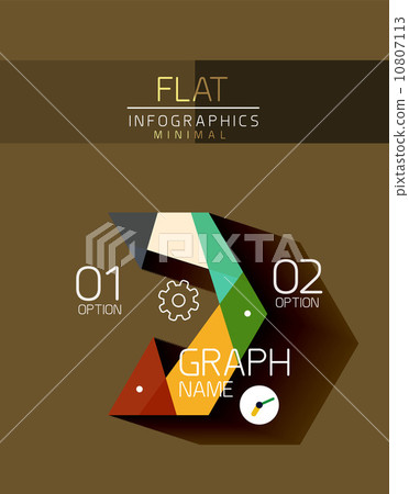 Vector flat design infographics concept - Stock Illustration [10807113 ...