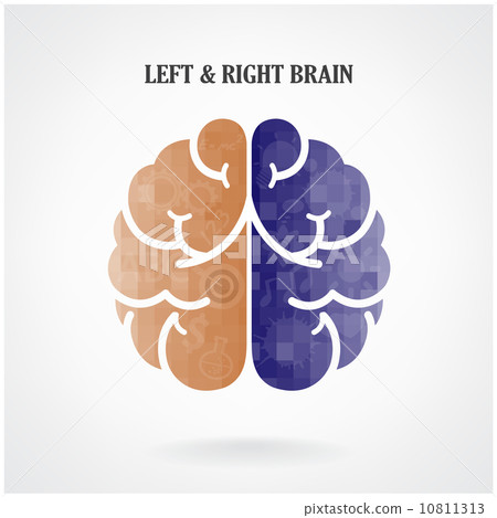 Creative brain sign - Stock Illustration [10811313] - PIXTA