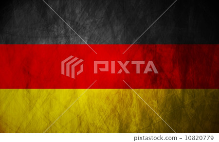 German grunge flag - Stock Illustration [10820779] - PIXTA