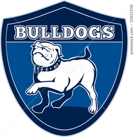 English bulldog british rugby sports team mascot - Stock Illustration ...