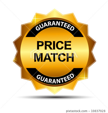 Price Match Guarantee Gold Label Sign Template...-插圖素材 [10837028] - PIXTA圖庫