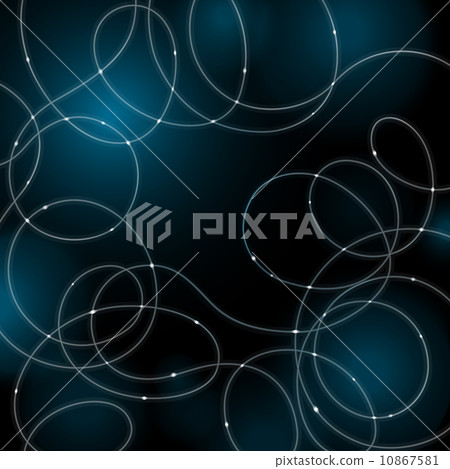 Abstract glowing threads - Stock Illustration [10867581] - PIXTA