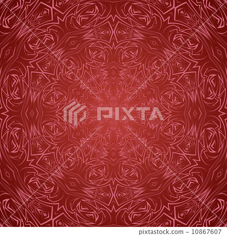 Abstract seamless pattern in red - Stock Illustration [10867607] - PIXTA