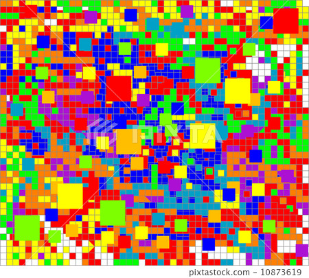 abstract pixel mix background - Stock Illustration [10873619] - PIXTA