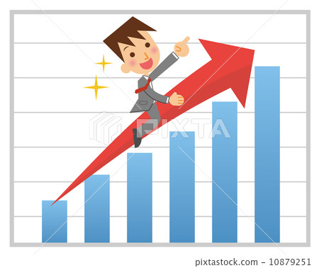 Illustration upgrading achievement - Stock Illustration [10879251] - PIXTA