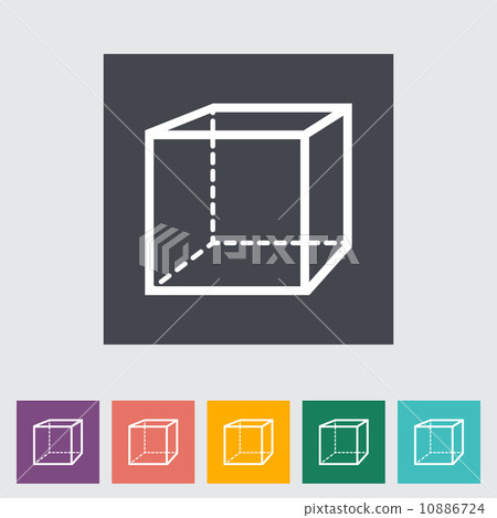 Geometric cube - Stock Illustration [10886724] - PIXTA
