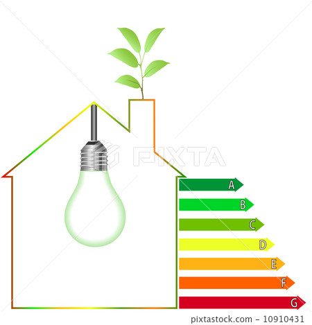 Buildings Energy Performance Scale - Stock Illustration [10910431] - PIXTA