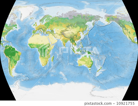World vegetation map - Stock Illustration [10921755] - PIXTA
