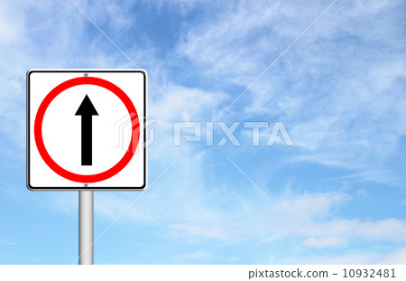go ahead the way ,forward sign - Stock Illustration [10932481] - PIXTA