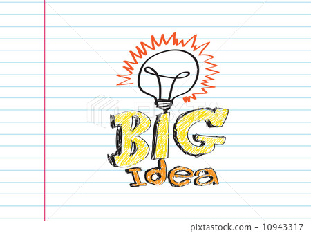 Concept of idea inspired bulb shape - Stock Illustration [10943317] - PIXTA