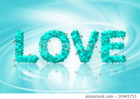Love text made of heart shape - Stock Illustration [10945755] - PIXTA