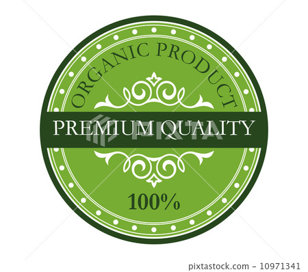 Green colored premium quality label - Stock Illustration [10971341] - PIXTA