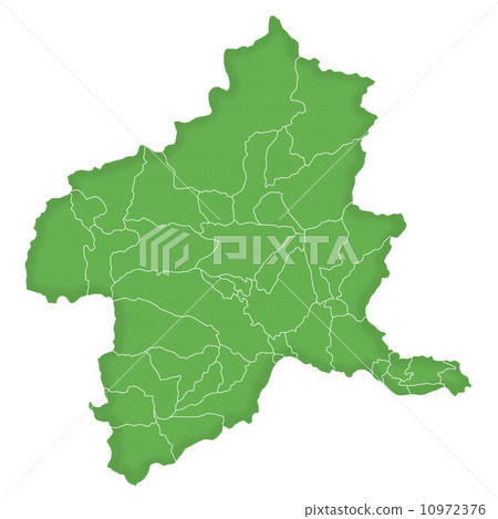 Gunma Prefecture Map - Stock Illustration [10972376] - PIXTA