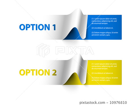 Set of Colorful Vector Sample option stickers - Stock Illustration ...