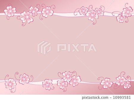 Romantic gift card with abstract flower frame... - Stock Illustration ...