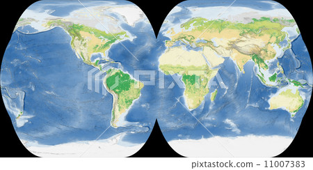World vegetation map - Stock Illustration [11007383] - PIXTA