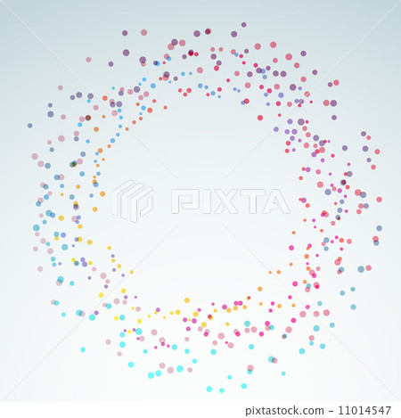 Colorful bright round circle design element - Stock Illustration ...