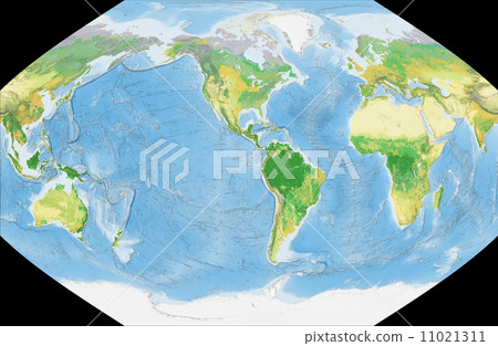 World vegetation map - Stock Illustration [11021311] - PIXTA