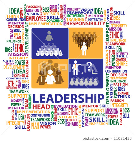 Leadership sign and symbol presented by... - Stock Illustration ...