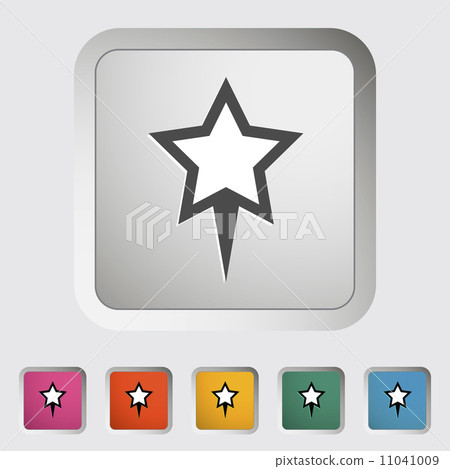 Star pin - Stock Illustration [11041009] - PIXTA