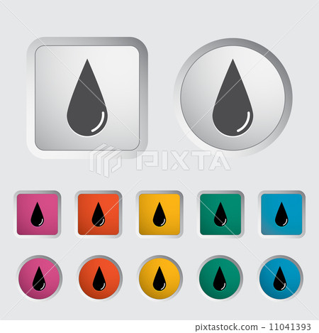 Drop icon. - Stock Illustration [11041393] - PIXTA