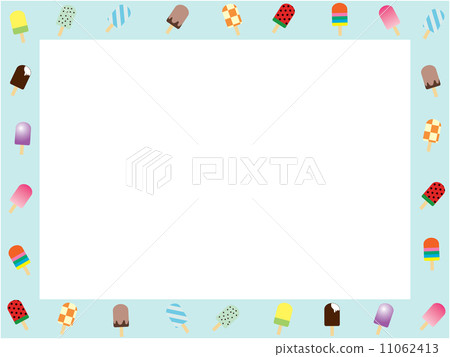 Ice candy frame sideways - Stock Illustration [11062413] - PIXTA