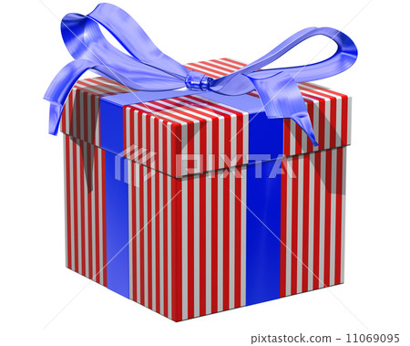 Red white and blue gift - Stock Illustration [11069095] - PIXTA