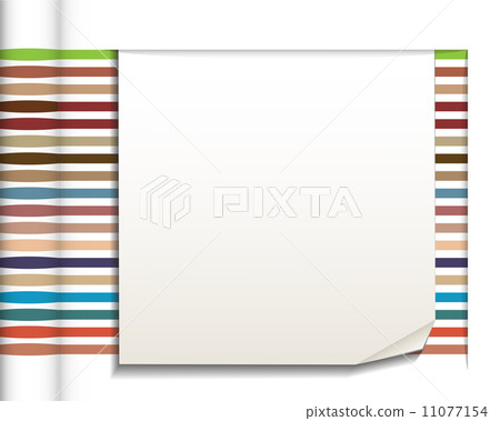 Abstract straight lines with white paper... - Stock Illustration ...