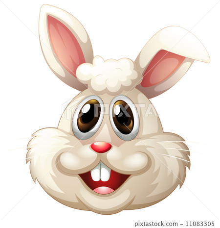 A smiling rabbit - Stock Illustration [11083305] - PIXTA