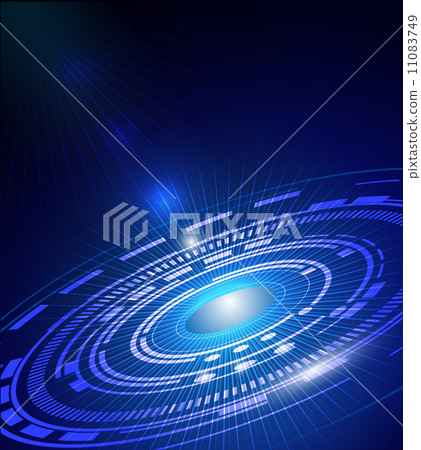 Abstract techno background - Illustration for... - Stock Illustration ...