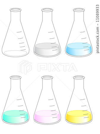 Erlenmeyer flask - Stock Illustration [11089933] - PIXTA