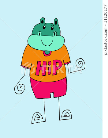 cartoon animals collection in Jaidee Family Style - Stock Illustration ...