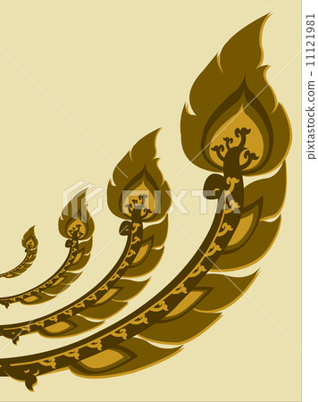 Thai Arts line design - Stock Illustration [11121981] - PIXTA