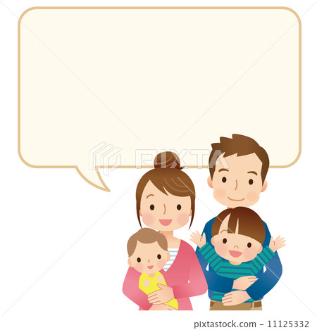 Family parent / child callout - Stock Illustration [11125332] - PIXTA