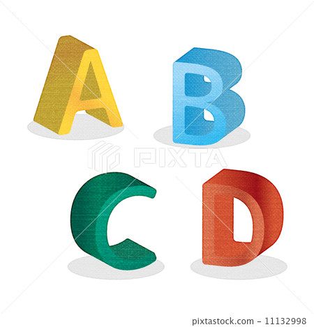 English alphabet capital letters English - Stock Illustration [11132998 ...