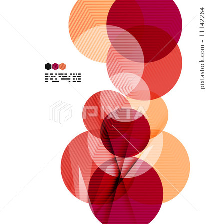 Bright red geometric modern design template - Stock Illustration ...