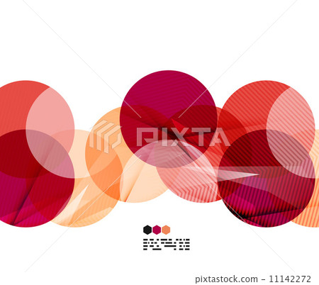 Bright red geometric modern design template - Stock Illustration ...