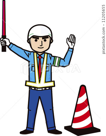 Traffic director - Stock Illustration [11205655] - PIXTA