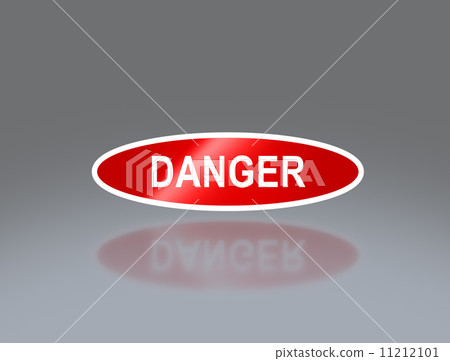 oval signage of danger - Stock Illustration [11212101] - PIXTA